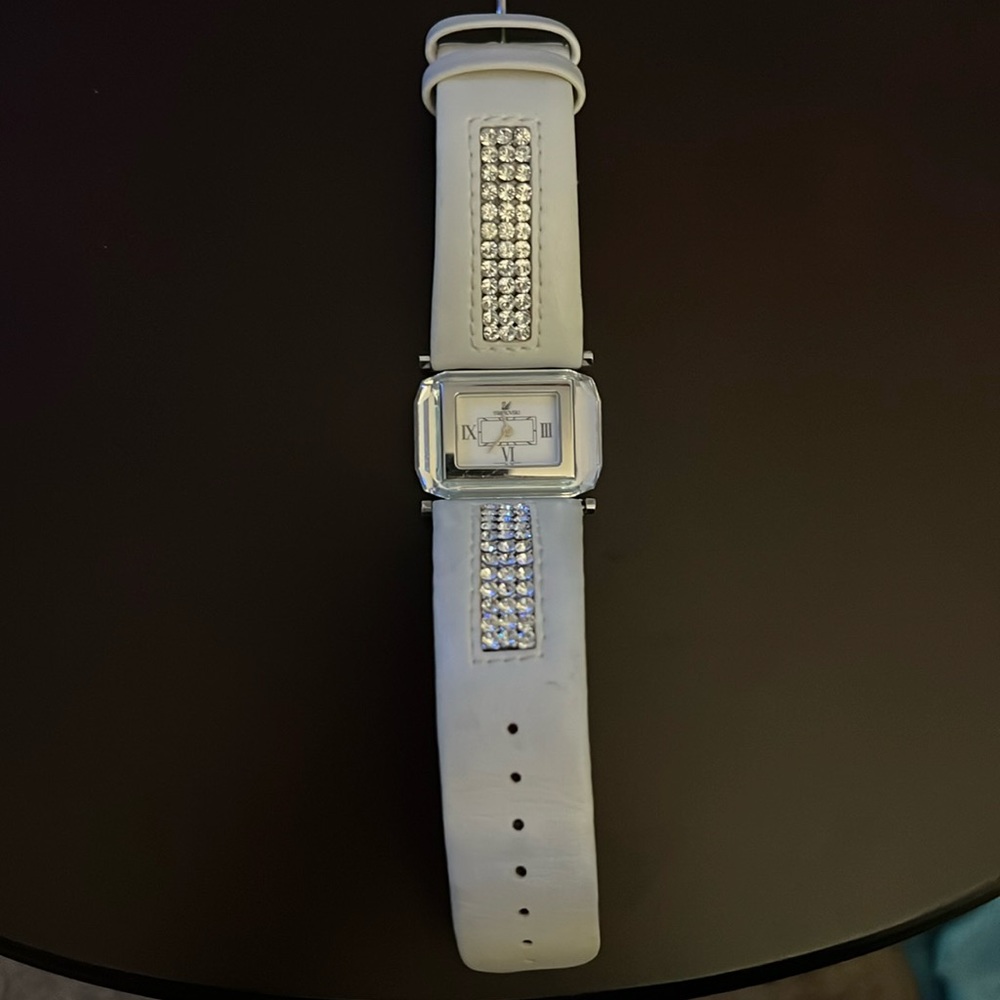Swarovski Crystal White Watch Swiss Made - Gem